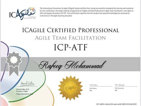 Excited To Share That I Have Achieved The Icagile Certified