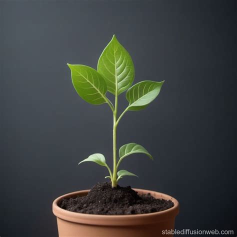 Illustrating Progress Sustainable Plant Growth Stable Diffusion Online