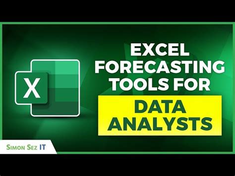 Free Video Excel Forecasting Tools For Data Analysts From Simon Sez It