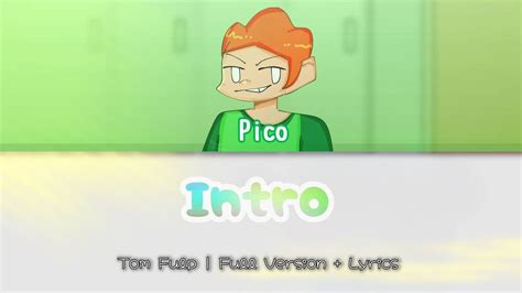 Intro Full Lyrics Color Coded Pico Cover Vgmrevolution Wiki Fandom