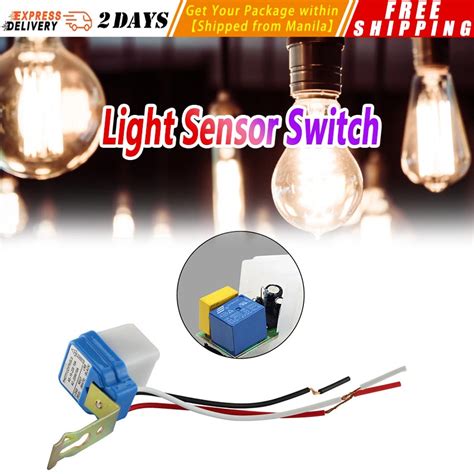 【light Sensor Switch】new As 10 10a Photoswitch Sensor Switch Auto On Off Photocell Street Light