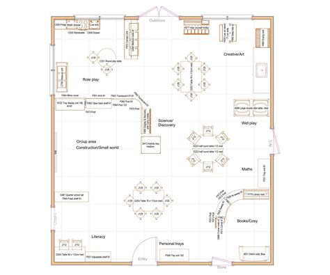 Reception Classroom For 30