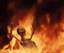 Skeleton On Fire Leri Tenor