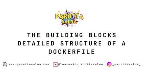 Docker Ep 9 The Building Blocks Detailed Structure Of A Dockerfile Parotta Salna