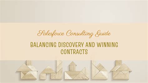 Balancing Discovery Estimates And Winning Contracts A Salesforce
