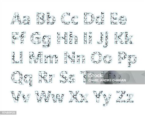 검은 색 스텐실 알파벳 글꼴 템플릿입니다 빈티지 문자와 숫자 스탬프 디자인 벡터 그림입니다 검은색에 대한 스톡 벡터 아트 및