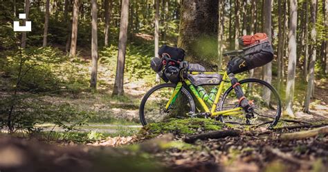 검은 재킷과 빨간 배낭을 입은 남자가 낮 동안 숲에서 녹색 산악 자전거를 타고 있다 사진 Unsplash의 무료 자전거 이미지