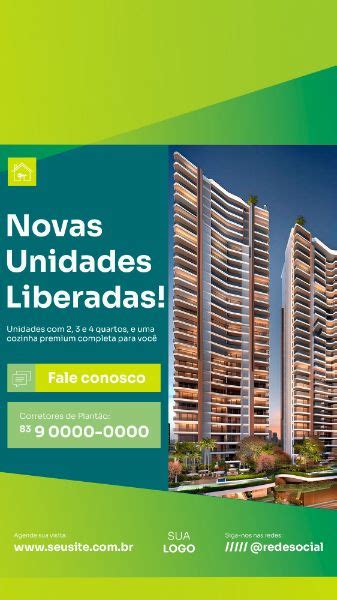 ImobiliÁria ImÓveis Corretor Social Media Story Baixar Design