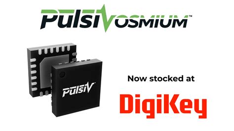 Pulsiv Osmium Microcontrollers Now Available From Stock Through Digikey