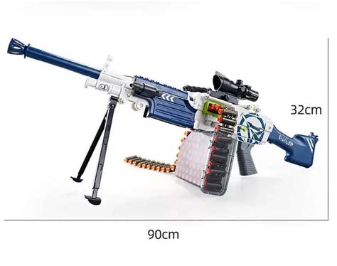 Lehui Saw M249 Electric Belt Fed Nerf Gun M416gelblaster