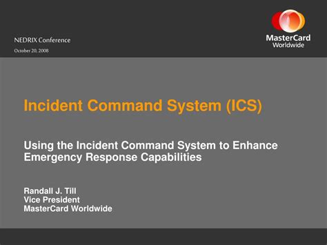 PPT Incident Command System ICS PowerPoint Presentation Free