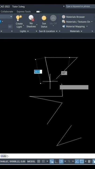 Polar Tracking Command Autocad Blender Solidworks Shorts