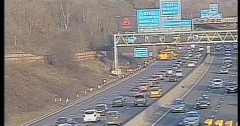 Eight Vehicle Crash Closes Two Lanes On M3 Near M25 Recap Surrey Live