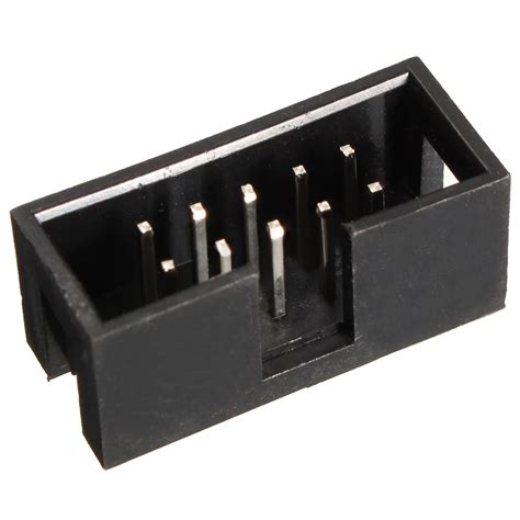 20x 2 54mm 10pin 2x5pin Double Row Straight Male Header Connector Idc