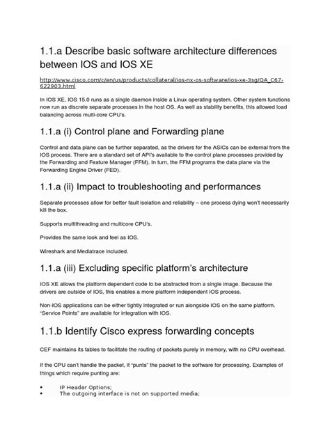 Ccie Written Topic 1 Overview Pdf Transmission Control Protocol I Pv6