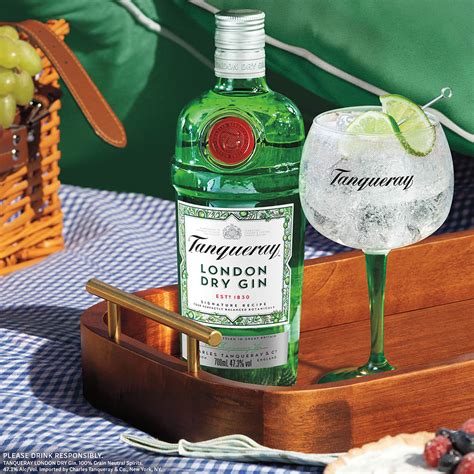 Combo Gin Tanqueray London Dry 750ml 02 Taças The Bar Referência