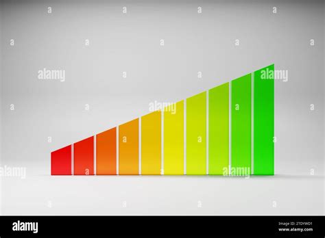 3d Illustration Of A Bright Instrument Panel Depicting Values From Normal To Critical Values In