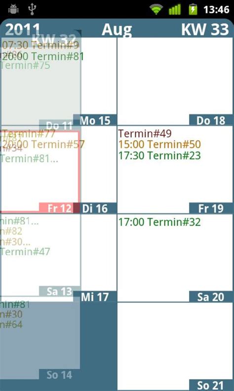 Android Için Weekly Calendar Apk İndir