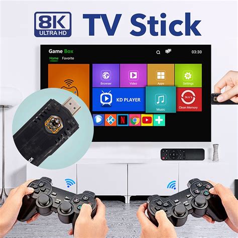 Novo Jogo Stick 4k X8 2023 10000 Jogo Retro Console De Videogame Com 2 Controladores Sem Fio