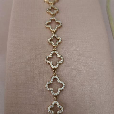 Pulseira Van Cleff Semijoia Ouro 18k Suesiaalmeidasemi Elo7