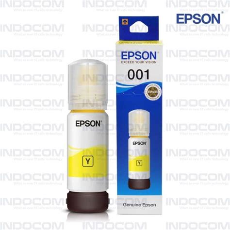 Jual Tinta Epson 001 Cyan Magenta Yellow Warna Dan Black Hitam