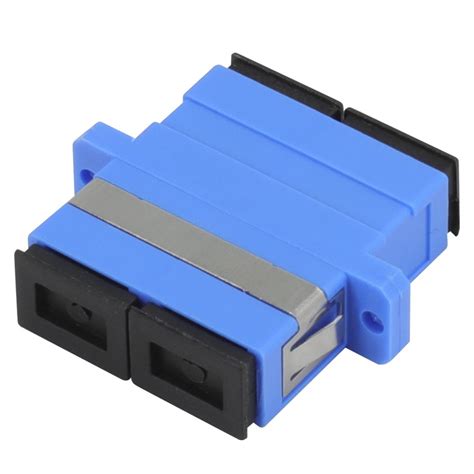 Sc Upc Duplex Single Mode Fiber Optic Adapter Sc Optical Fiber Coupler Sc Upc Fiber Flange Sc