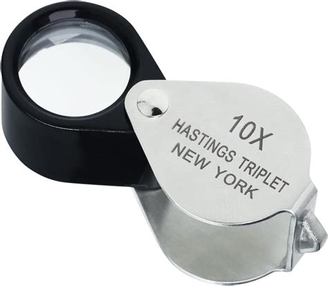 10x Magnifier Jewelry Loupe 205mm Triplet Lens Optical