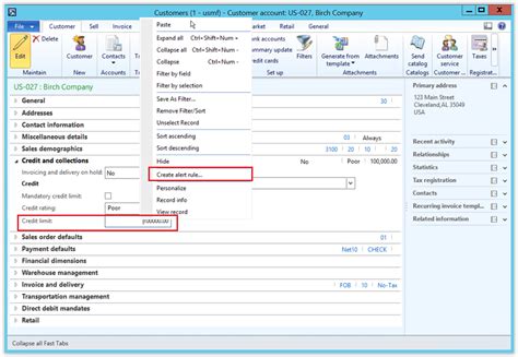 Alerts In Microsoft Dynamics AX 2012