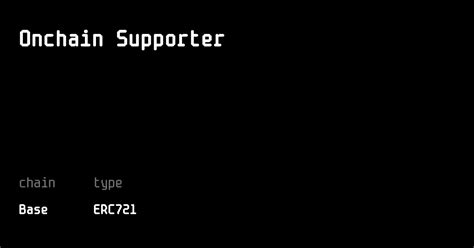 Onchain Supporter Mint Fun