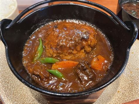 穐の煮込みハンバーグ（セット） Bloodia