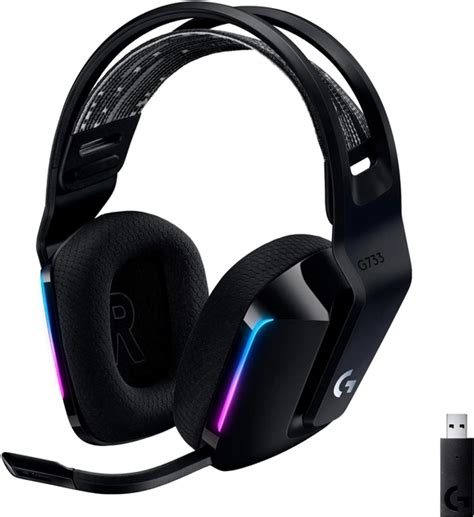 Наушники Logitech Lightspeed Wireless RGB Gaming Headset G733 Black ...