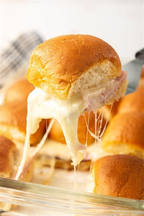Hawaiian Ham And Cheese Sliders Slider Recipes Recipes Finger Food