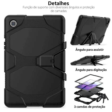 Capa Survivor Adulto Infantil Para Tablet Samsung Galaxy Tab A 7 Lite 8