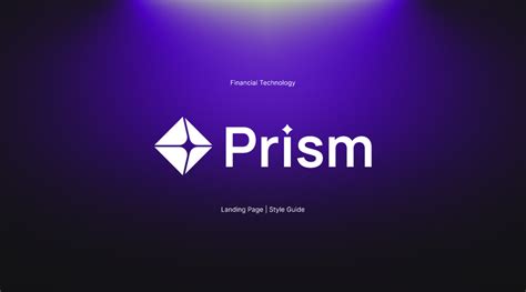 Prism Landing Page Figma