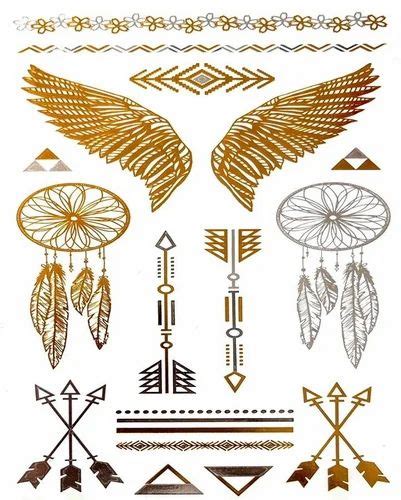 Simply Inked Metallic Angels Bundle Temporary Tattoo At Rs 449 Piece