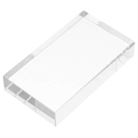 Raindrops Glass Rectangular Light Prism For Science And Photography