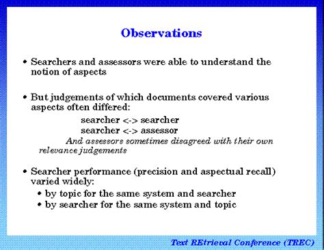 Observations