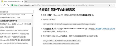 S 1 5 20注册表项不存在导致的microsoft Office 无法验证此产品的许可证问题解决思路 哔哩哔哩