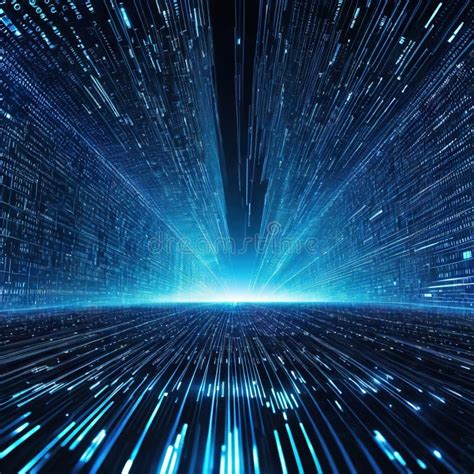 Abstract Digital Virtual Scanning City For Hackers Attack Software Binary Computer Code With