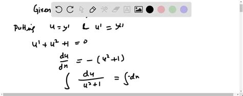 Solved The Dependent Variable Y Is Missing In The Given Differential
