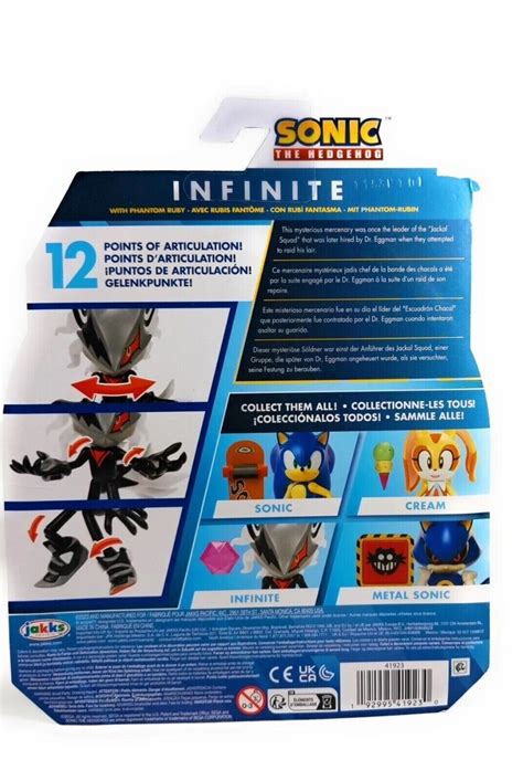 Mavin Jakks Pacific Sonic The Hedgehog Infinite With Phantom Ruby 4