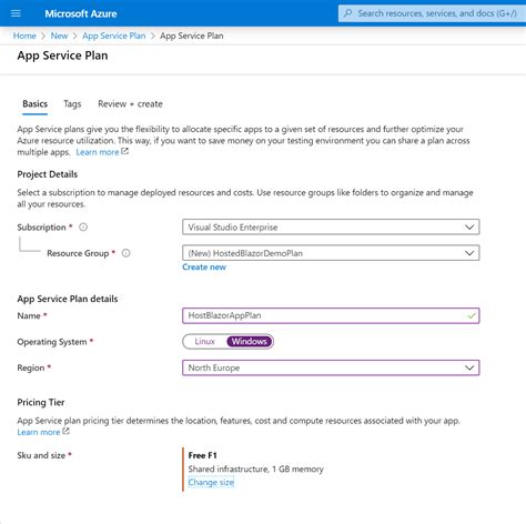 hosting blazor webassembly hosted apps in azure app service web apps