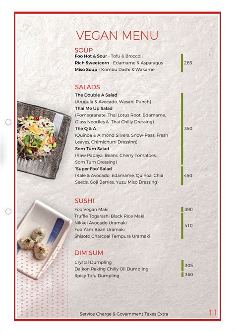 Menu At Foo Nesco Mumbai