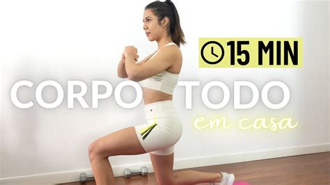 Treino Em Casa Para O Corpo Todo 15 Min Treino Full Body Sem