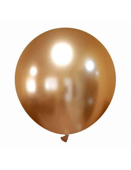 Globos Titanium Chrome Redondos De Latex 60cm Cobre