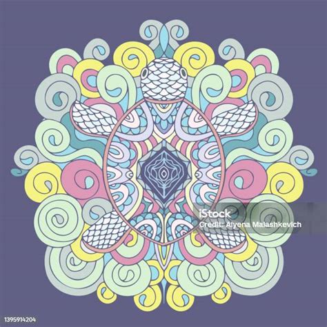 색칠 공부 페이지 셔츠 디자인 효과 로고 문신 및 장식을위한 젠 앵글 거북이 그리기 거북이에 대한 스톡 벡터 아트 및 기타 이미지 거북이 화려한 0명 Istock