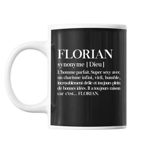 Mug Florian Prénom définition Tasse Cadeau Personnalisé Cdiscount