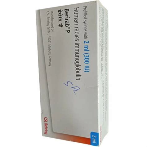 Anti Rabies Immunoglobulin For Commercial Packaging Type Vial At Piece In Mumbai