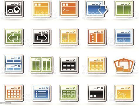 Application Programming Server And Computer Icons Stock Illustration Download Image Now Istock