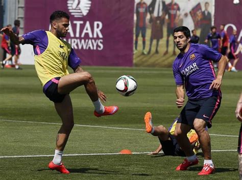 El Entrenamiento Del Barça En Imágenes